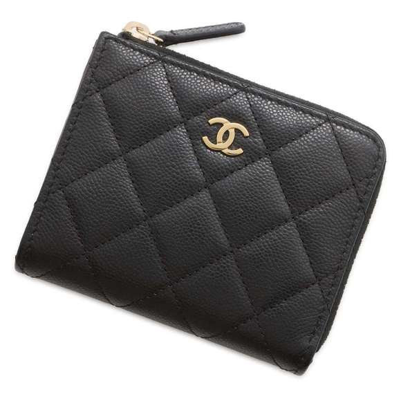 CHANEL | Bags | Chanel Coin Case Matelasse Coco Mark Caviar Skin Wallet ...